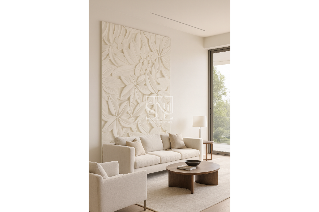 Buy the Best Floral Design Wall Cladding - Stone Art By SKL