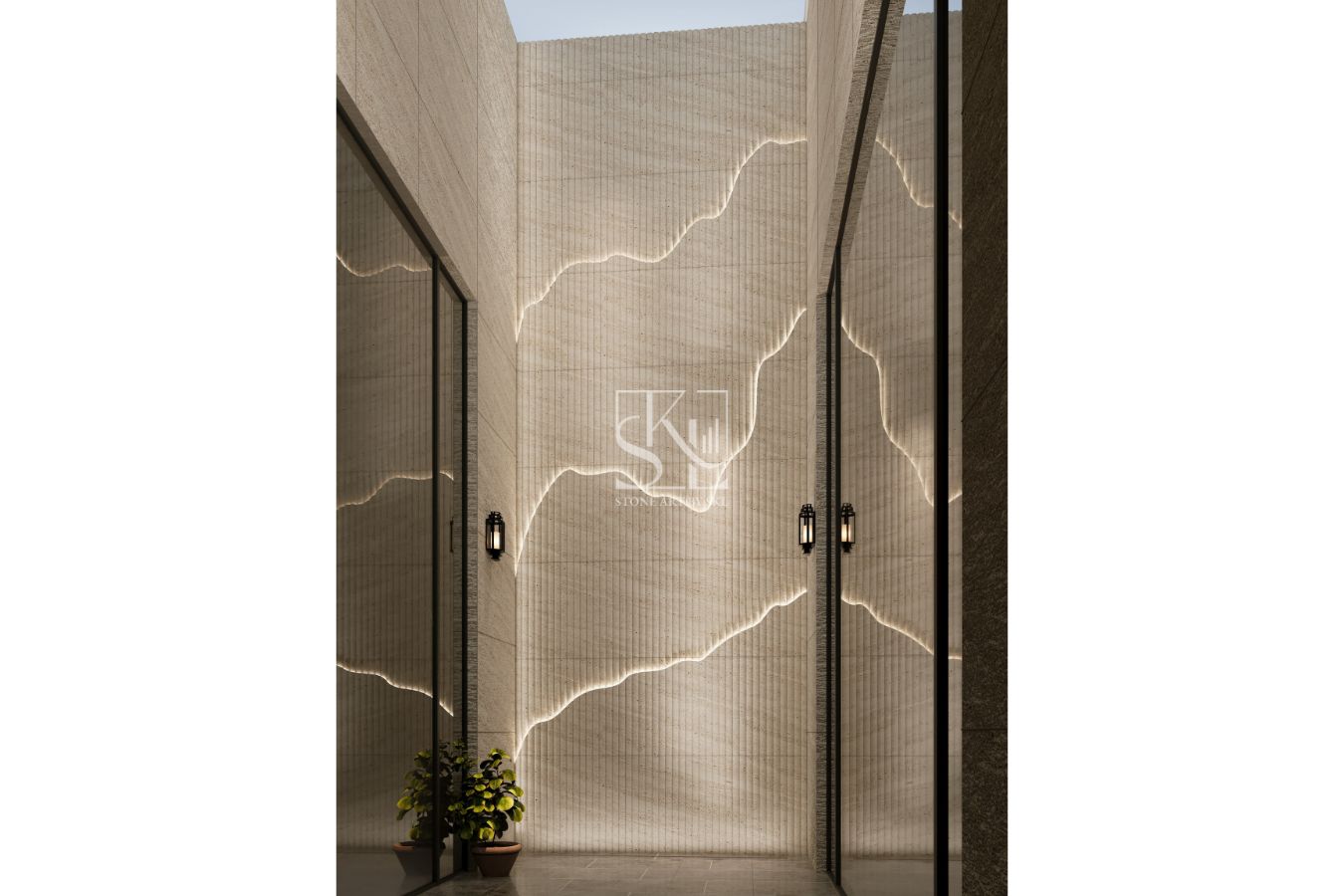 Buy the Best Layered Mountain Design 1 Wall Cladding