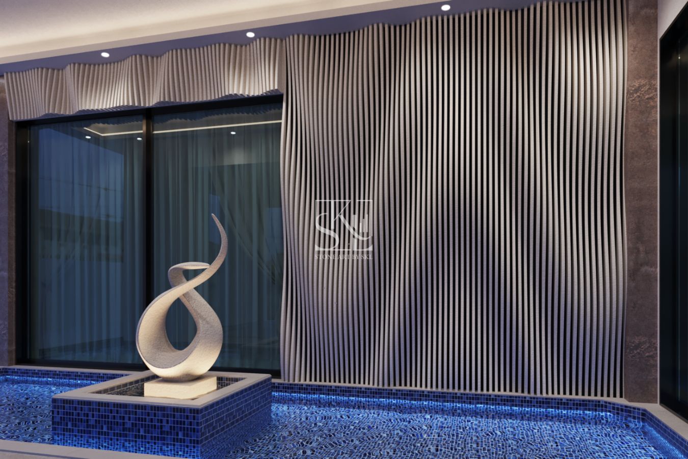 Buy Premium Parametric Wave Design Wall Cladding