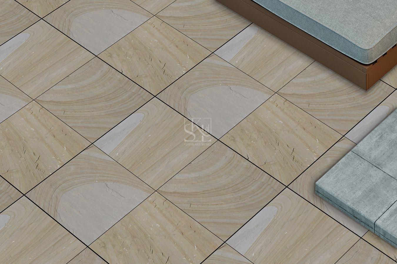 Kota Dust Sandstone - Natural Stone Tiles & Slabs - Stone Art By SKL