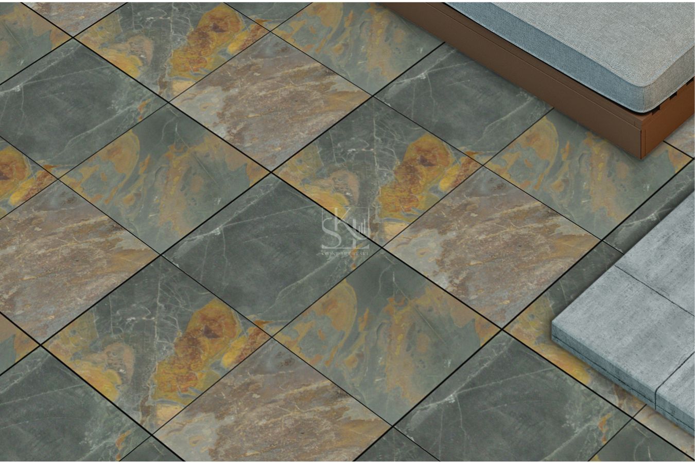 Dappled Brown Slate - Natural Stone Tiles & Slabs - Stone Art By SKL