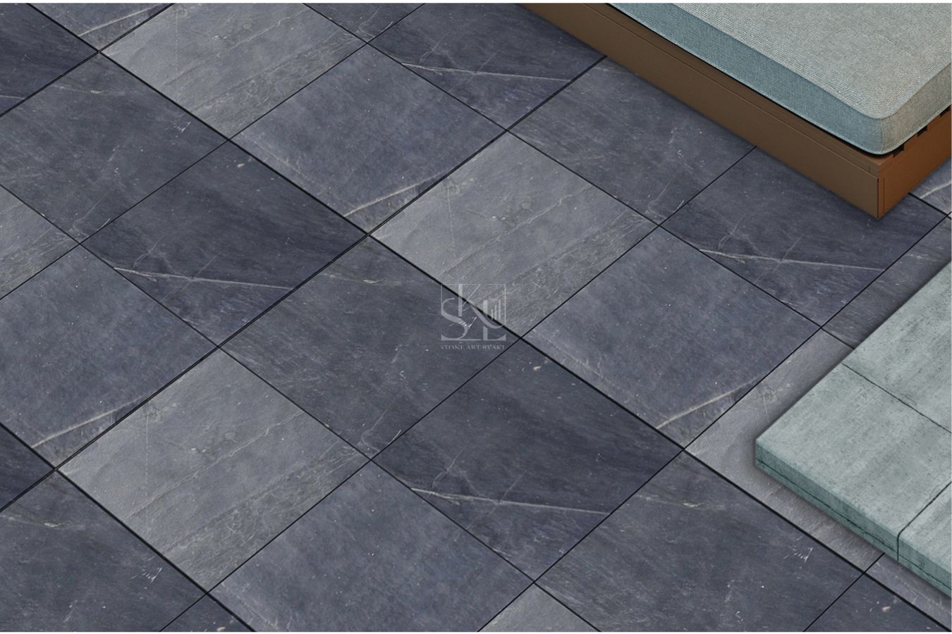 Mid Black Slate- Natural Stone Tiles & Slabs - Stone Art By SKL