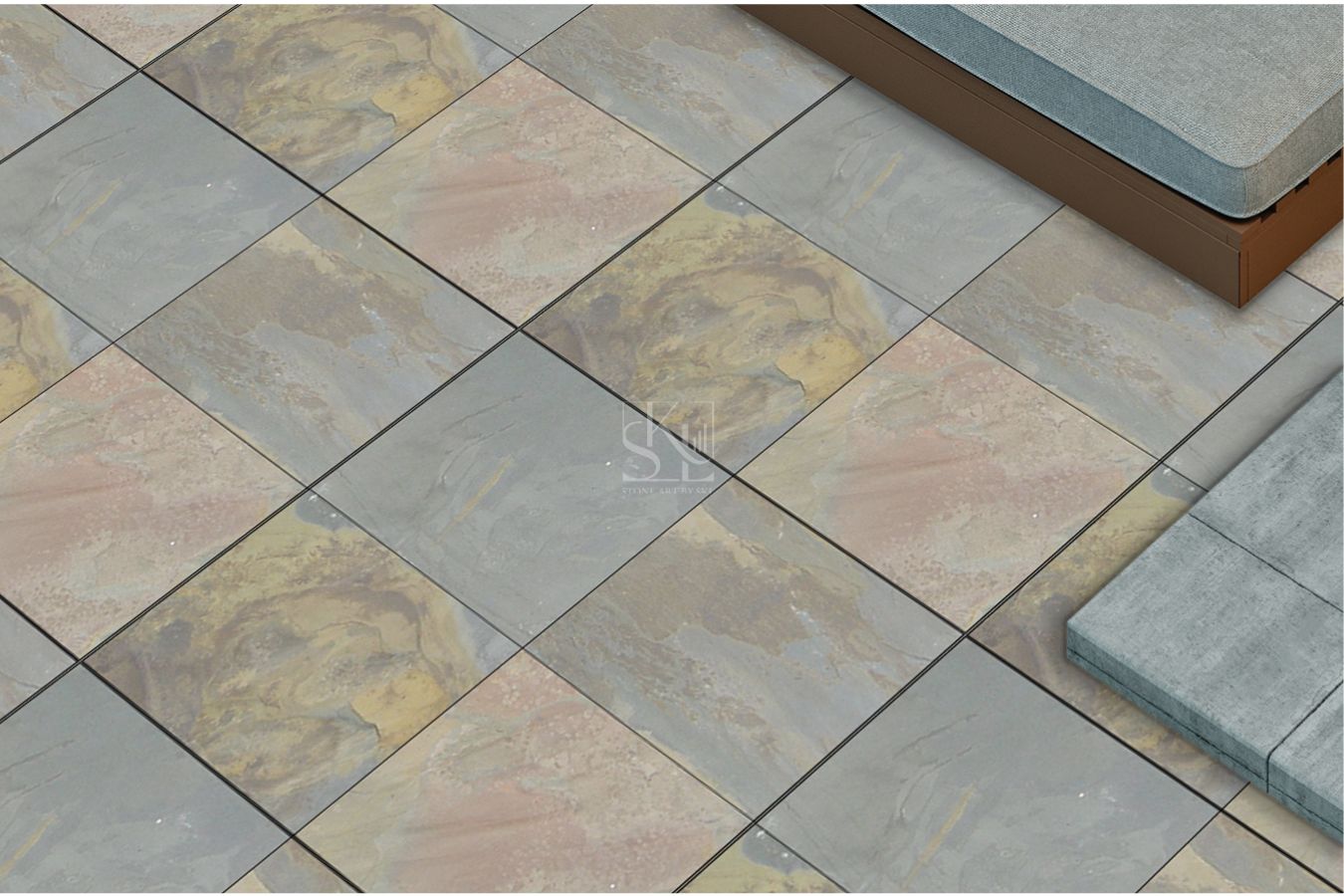Southern Gold Slate - Natural Stone Tiles & Slabs - Stone Art By SKL