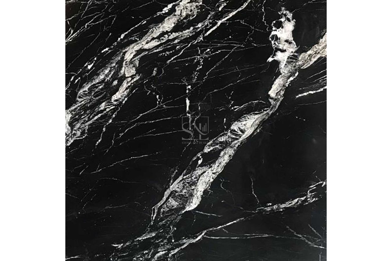 Black Marine Marble - Natural Stone Tiles & Slabs - Stone Art By SKL