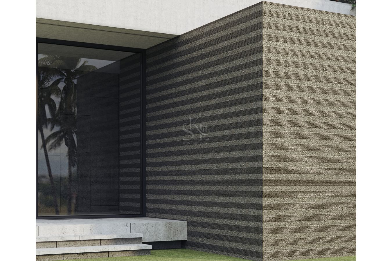 Linen Finish - Line Pattern - Decorative Wall Cladding - Stone Art By SKL