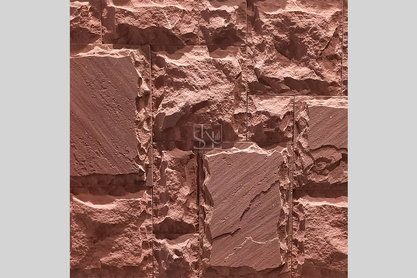 Red Sandstone Cladding Texture