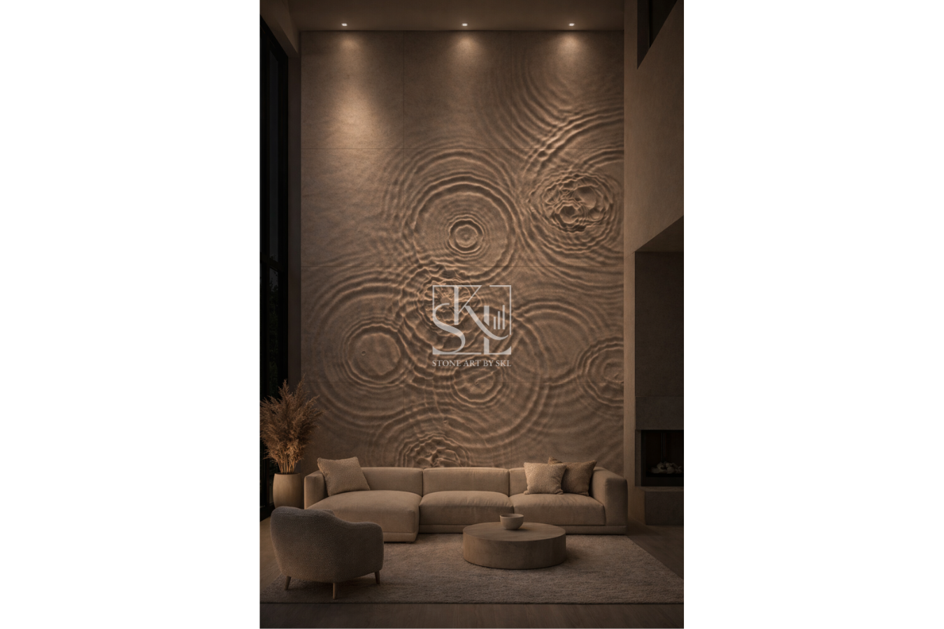 Buy the Premium Ripple Stone Design - Stone Art By SKL